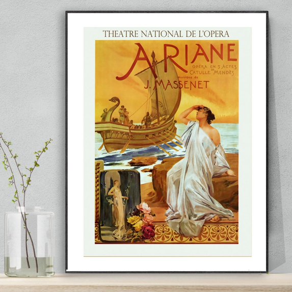 Dopaprint UNFRAMED PAPER POSTER Ariane Vintage Entertainment Poster By ...