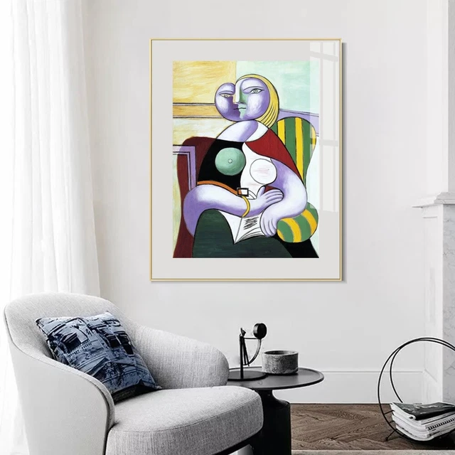 Dopaprint UNFRAMED PAPER POSTER Art 1932 La Lecture By Pablo Picasso ...