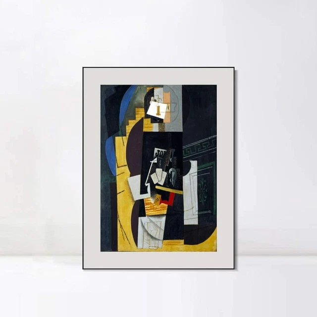 Dopaprint UNFRAMED PAPER POSTER Art Card Player By Pablo Picasso Wall ...