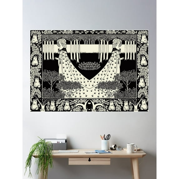 Dopaprint UNFRAMED PAPER POSTER Art Nouveau Aubrey Beardsley Salome ...