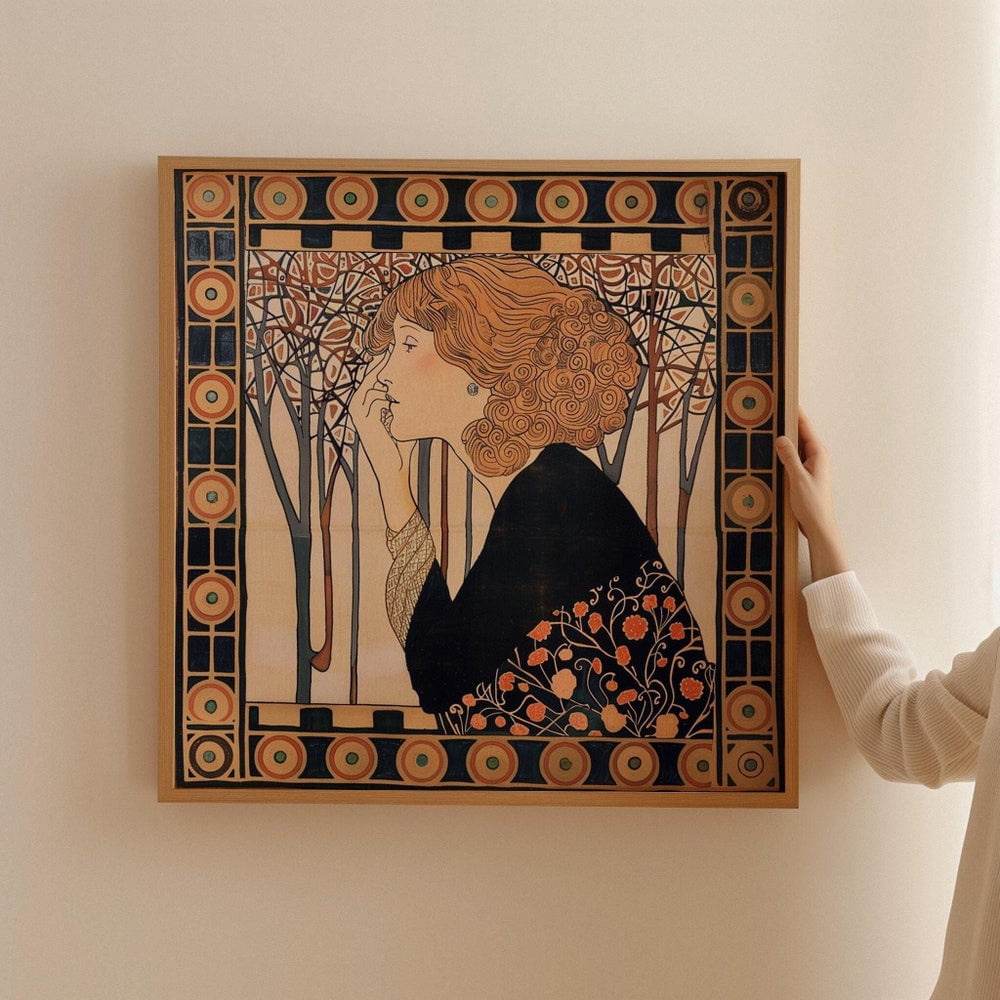 Dopaprint UNFRAMED PAPER POSTER Art Nouveau Woman Poster Classical ...