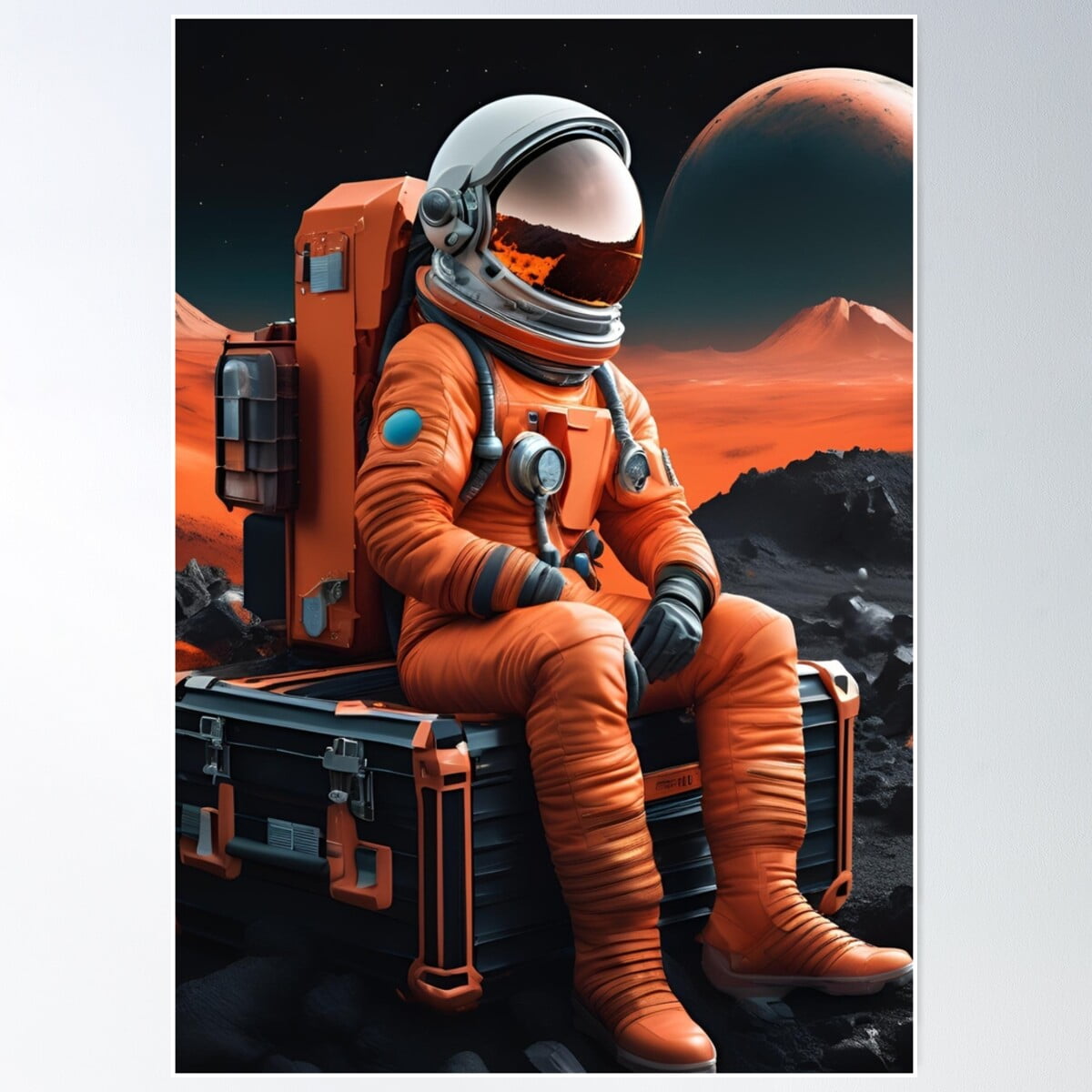 Dopaprint UNFRAMED PAPER POSTER Astronaut Orion Poster Wall Art, Modern Wall Decor For Living ...