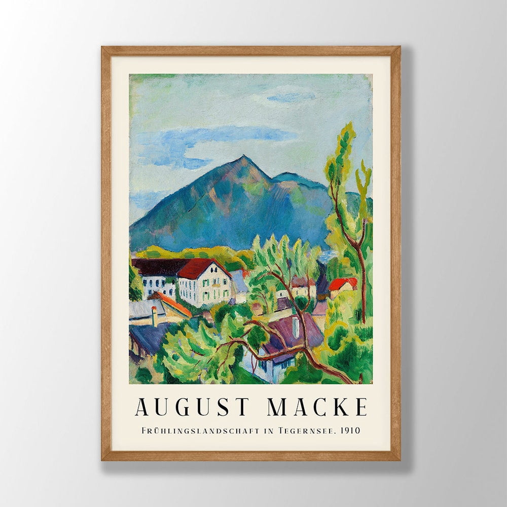 Dopaprint UNFRAMED PAPER POSTER August Macke Art Print - August Macke ...