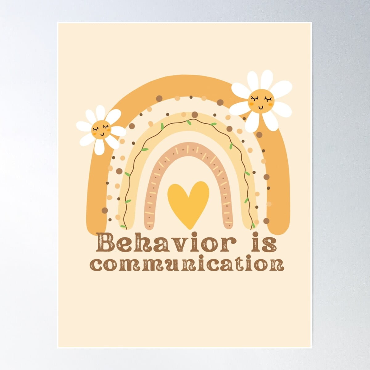 Dopaprint UNFRAMED PAPER POSTER Behavior Is Communication - Applied ...