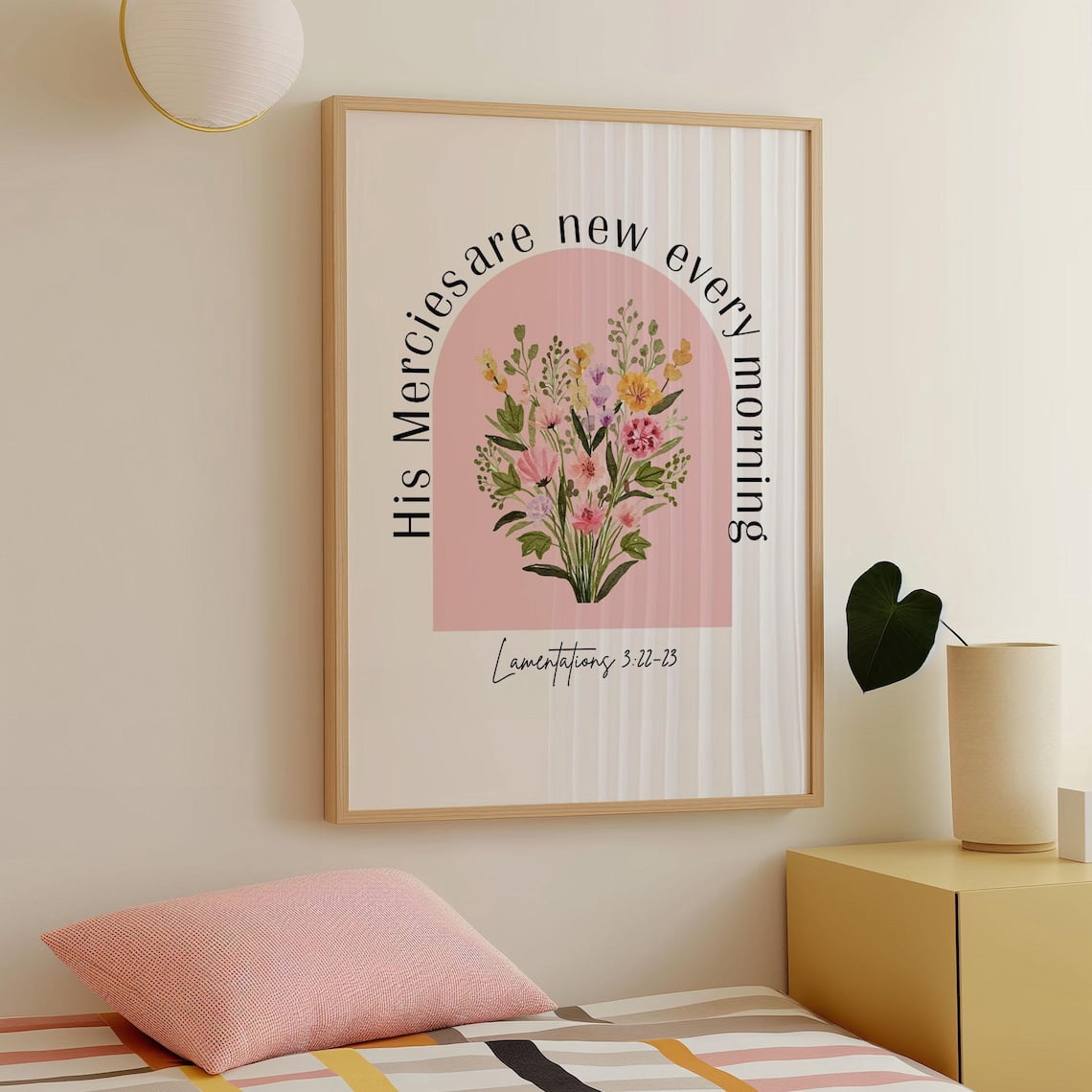 Dopaprint UNFRAMED PAPER POSTER Bible Verse Wall Art Christian Wall Art ...