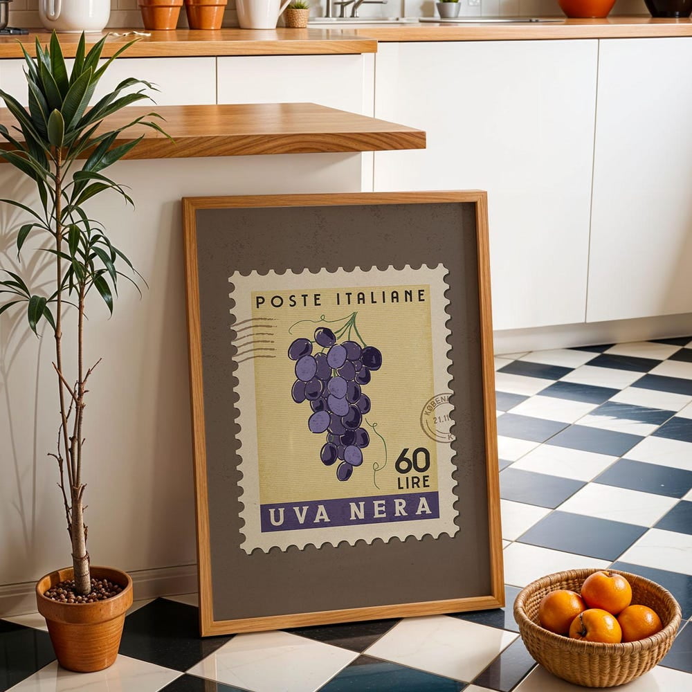 Dopaprint UNFRAMED PAPER POSTER Black Grapes Poster, Black Grapes Fruit ...