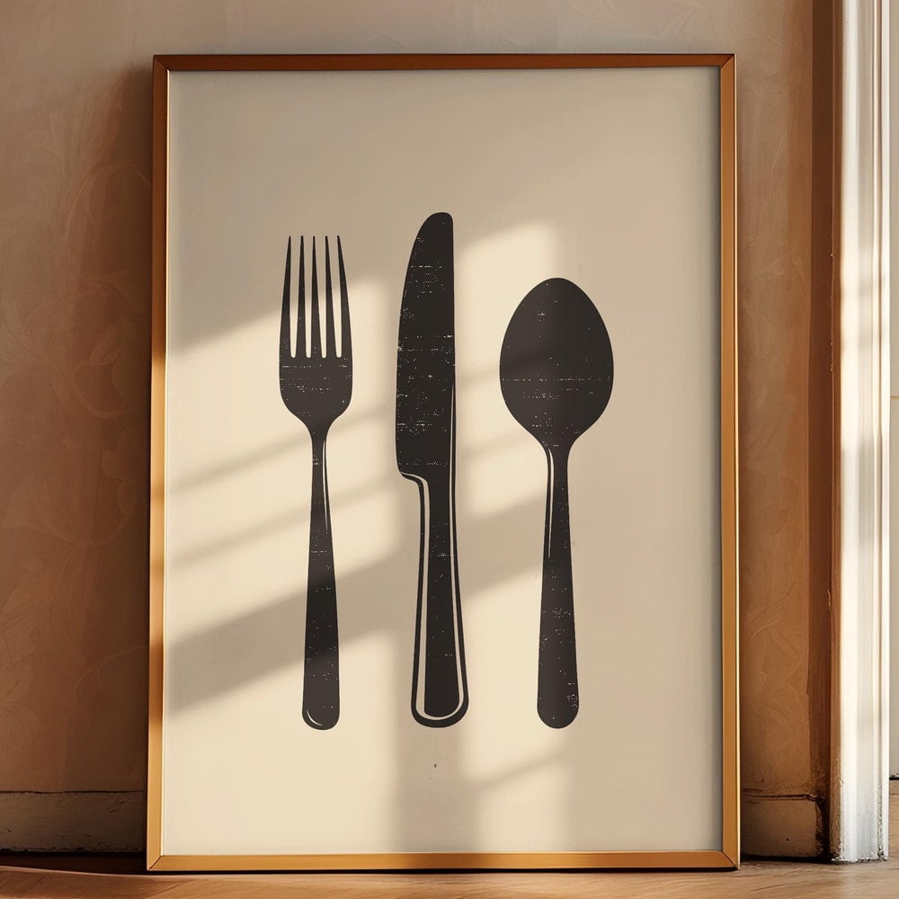 Dopaprint UNFRAMED PAPER POSTER Black Kitchen Decor, Farmhouse Kitchen ...