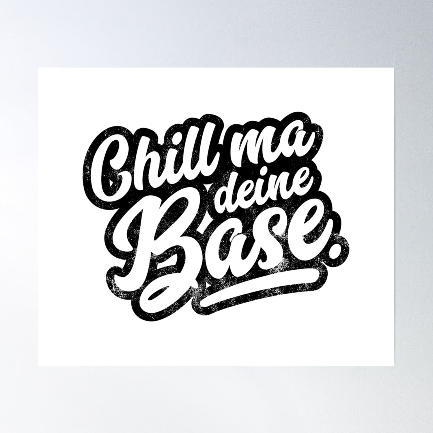 Dopaprint UNFRAMED PAPER POSTER Bloom Theory Chill May Your Base. Vintage, By Subgirl Poster ...