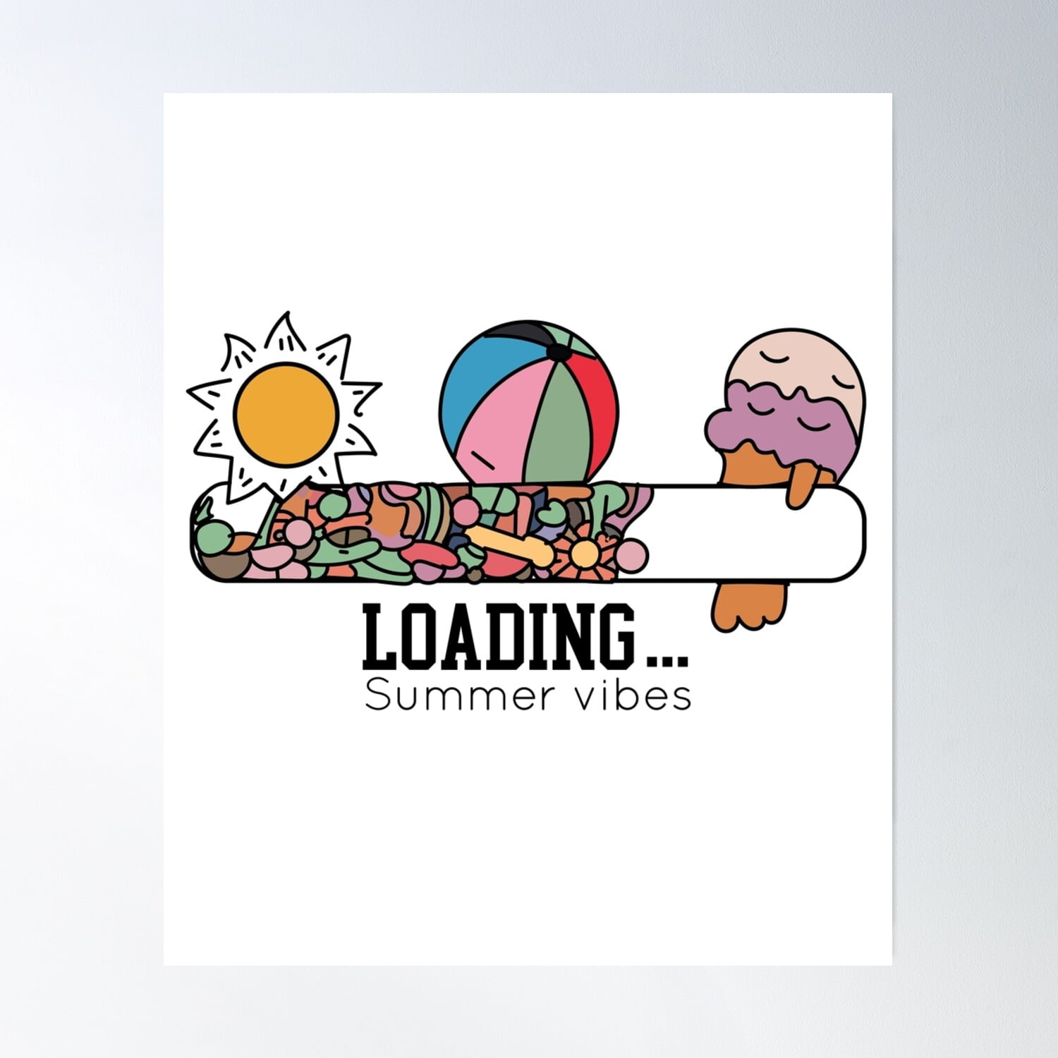 Dopaprint UNFRAMED PAPER POSTER Bloom Theory Summer In Progress Poster ...