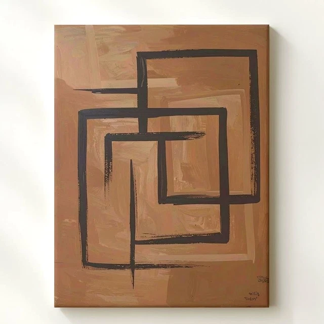 Dopaprint UNFRAMED PAPER POSTER Bold Geometric Abstract Posterblack ...