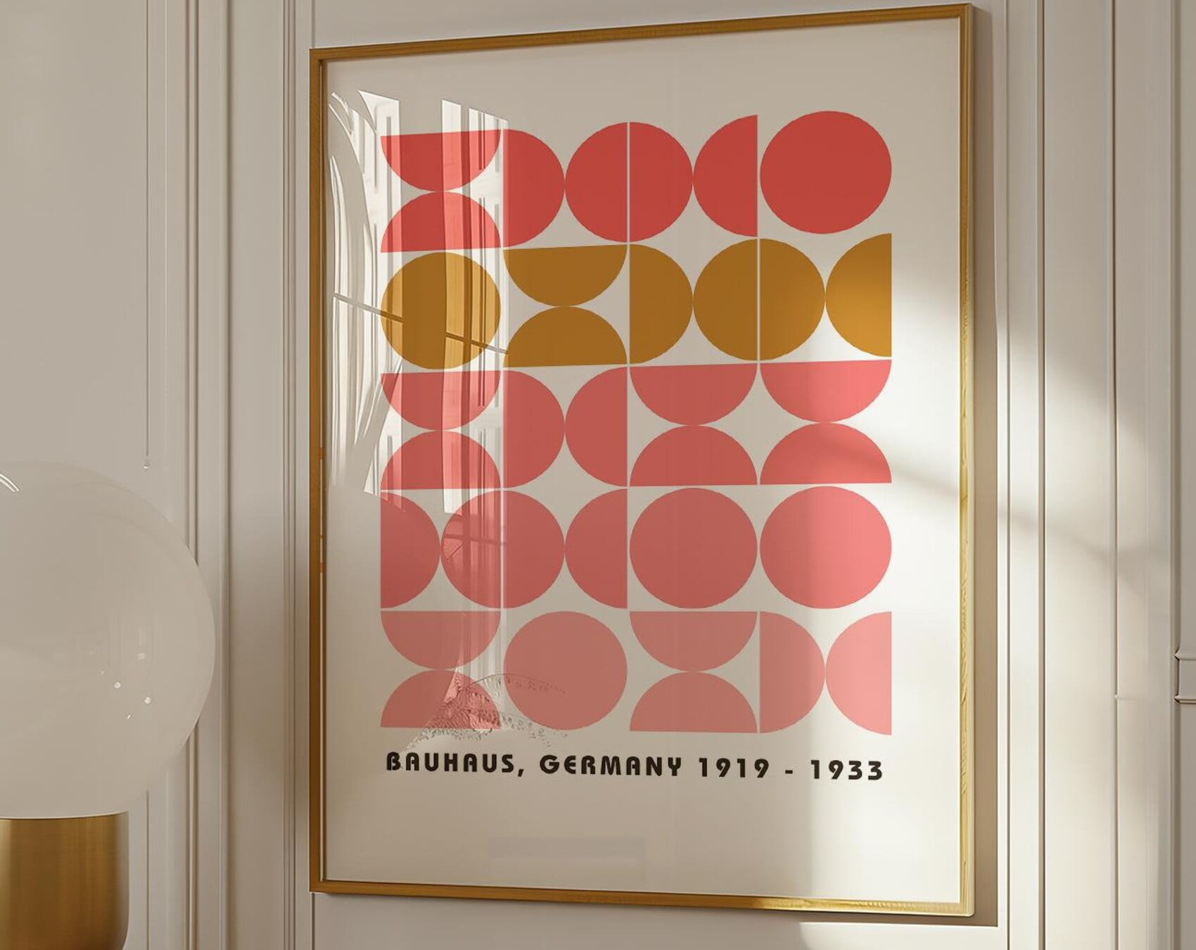 Dopaprint UNFRAMED PAPER POSTER Bold Mcm Wall Art Bauhaus Geometric ...