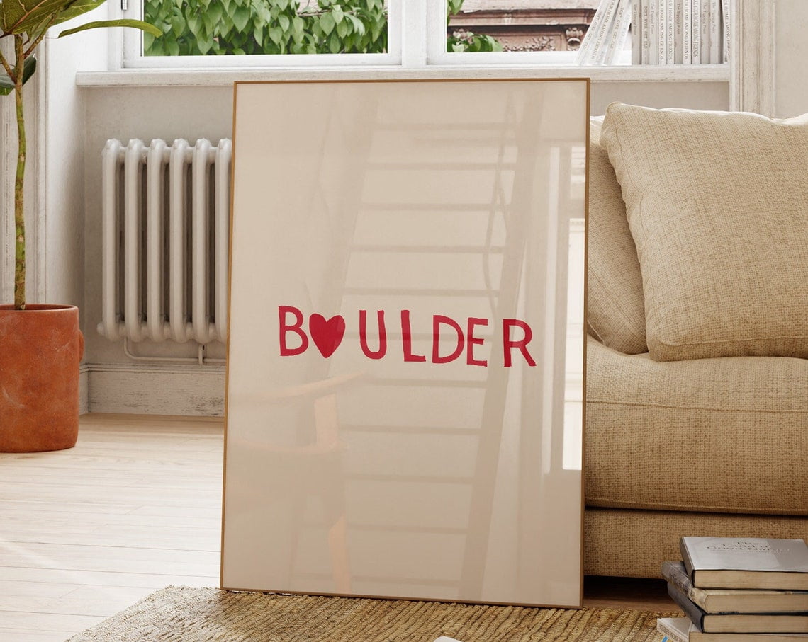 Dopaprint UNFRAMED PAPER POSTER Boulder Print Boulder Co Poster ...