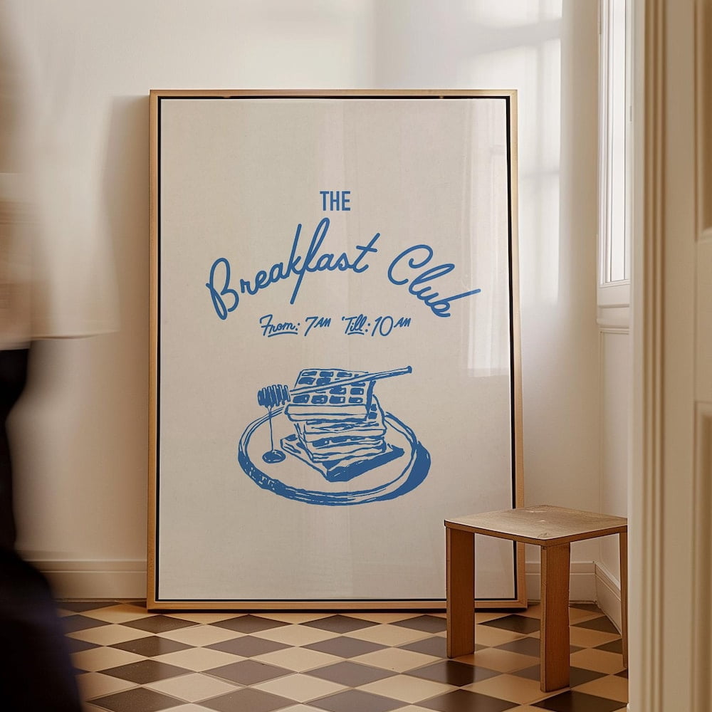 Dopaprint UNFRAMED PAPER POSTER Breakfast Club Printable Art Hand Drawn ...
