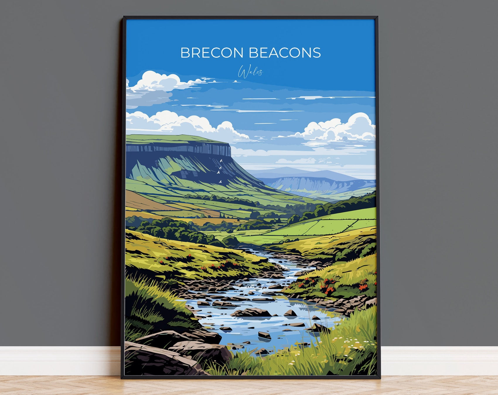 Dopaprint UNFRAMED PAPER POSTER Brecon Beacons Poster, Brecon Beacons ...