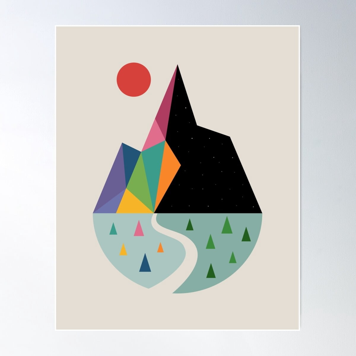 Dopaprint UNFRAMED PAPER POSTER Bright Side Poster Wall Art, Modern ...