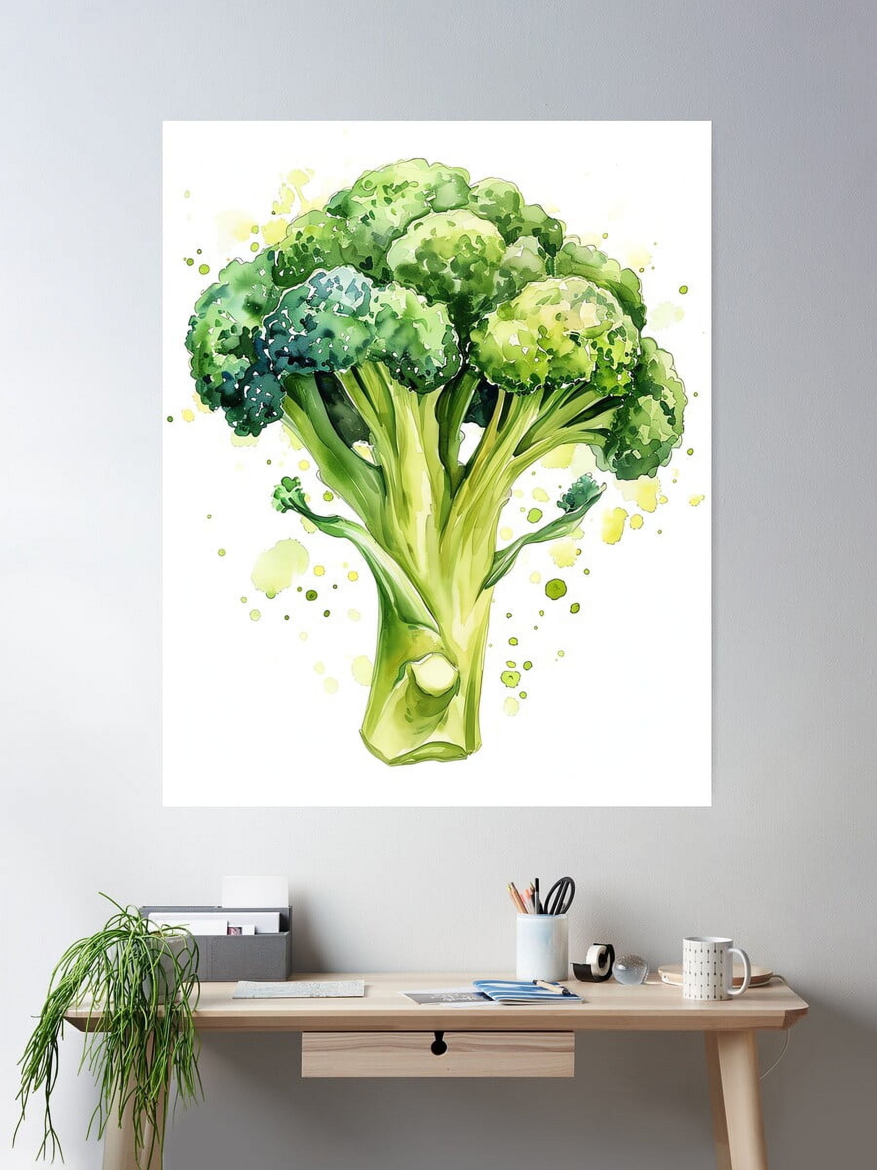 Dopaprint UNFRAMED PAPER POSTER Broccoli - Fruits And Vegetables ...