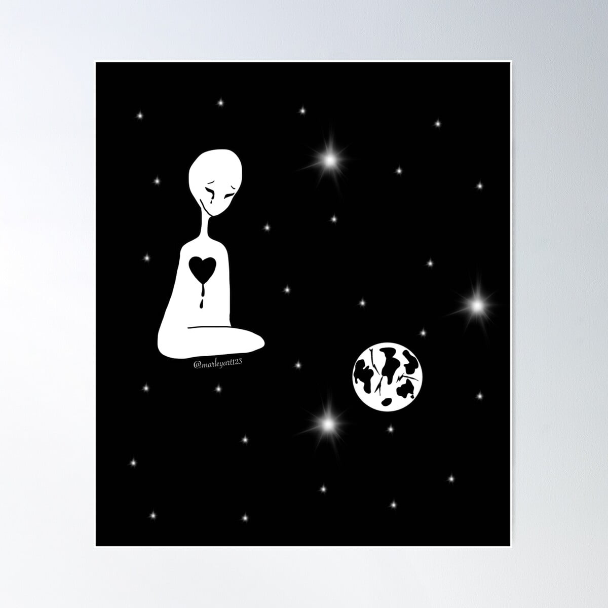 Dopaprint UNFRAMED PAPER POSTER Broken Poster Wall Art, Modern Wall ...