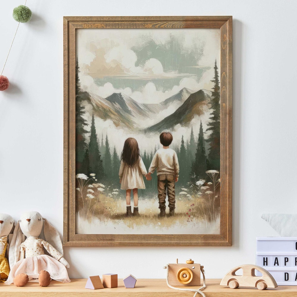 Dopaprint UNFRAMED PAPER POSTER Brother And Sister Room Decor, Siblings ...