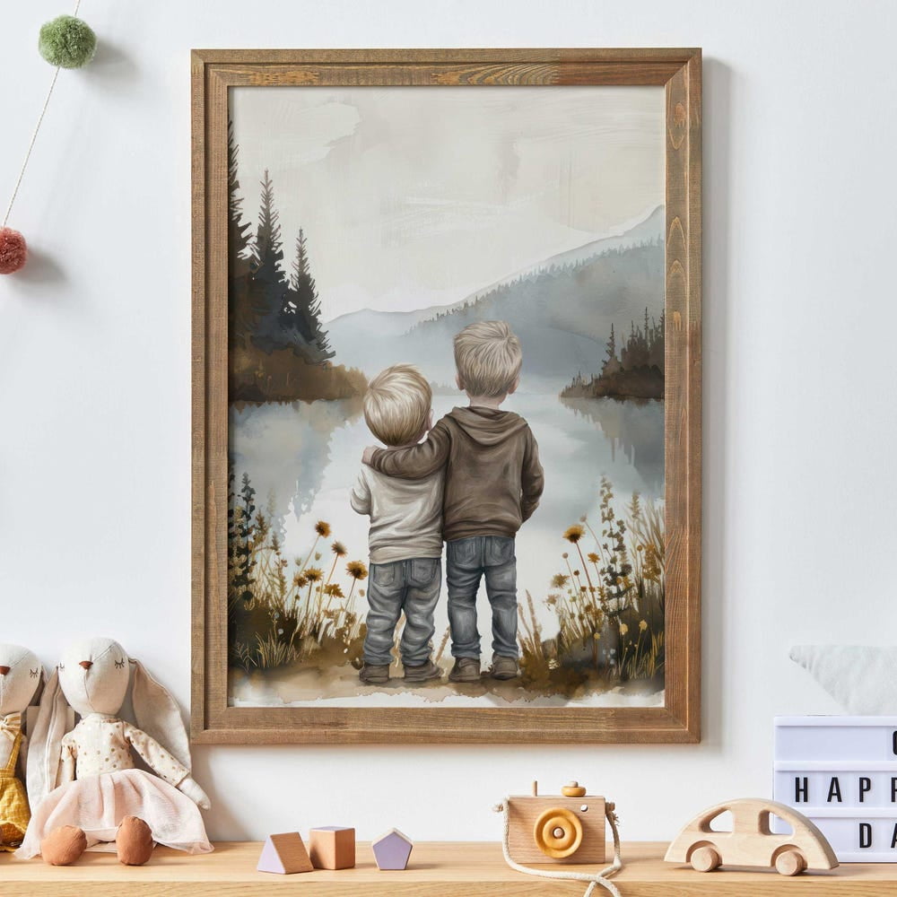 Dopaprint UNFRAMED PAPER POSTER Brother Wall Art, Brother Room Decor ...