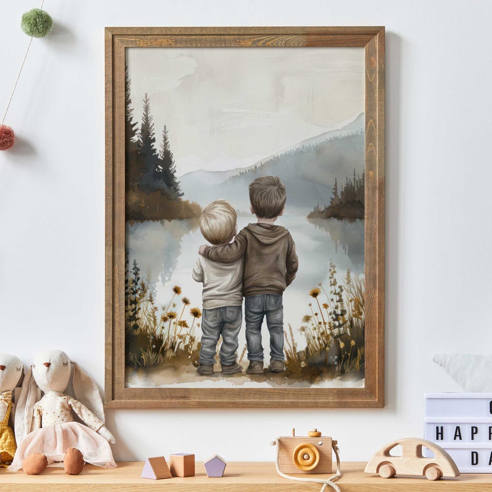Dopaprint UNFRAMED PAPER POSTER Brother Wall Decor, Brother Room Decor ...