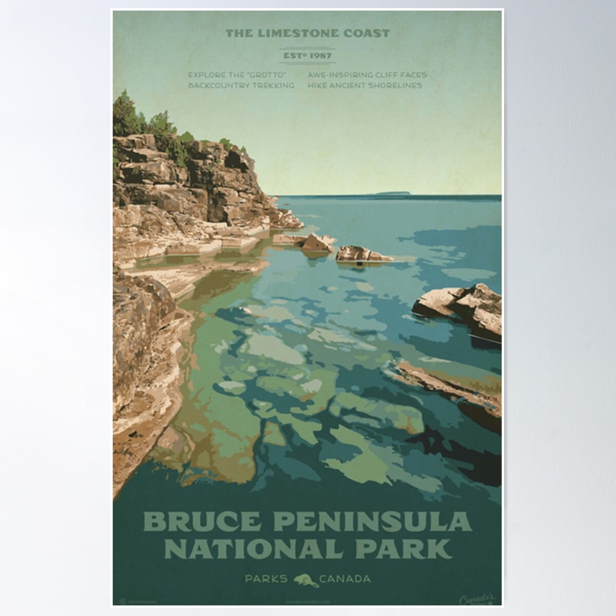 Dopaprint UNFRAMED PAPER POSTER Bruce Peninsula National Park Poster ...