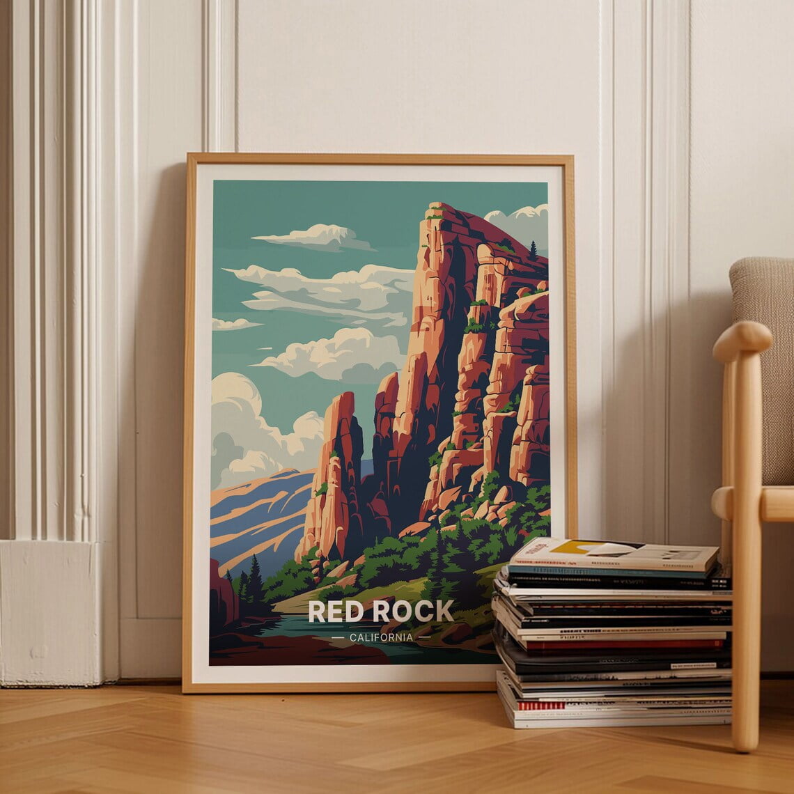 Dopaprint UNFRAMED PAPER POSTER California Red Rock State Park Poster ...