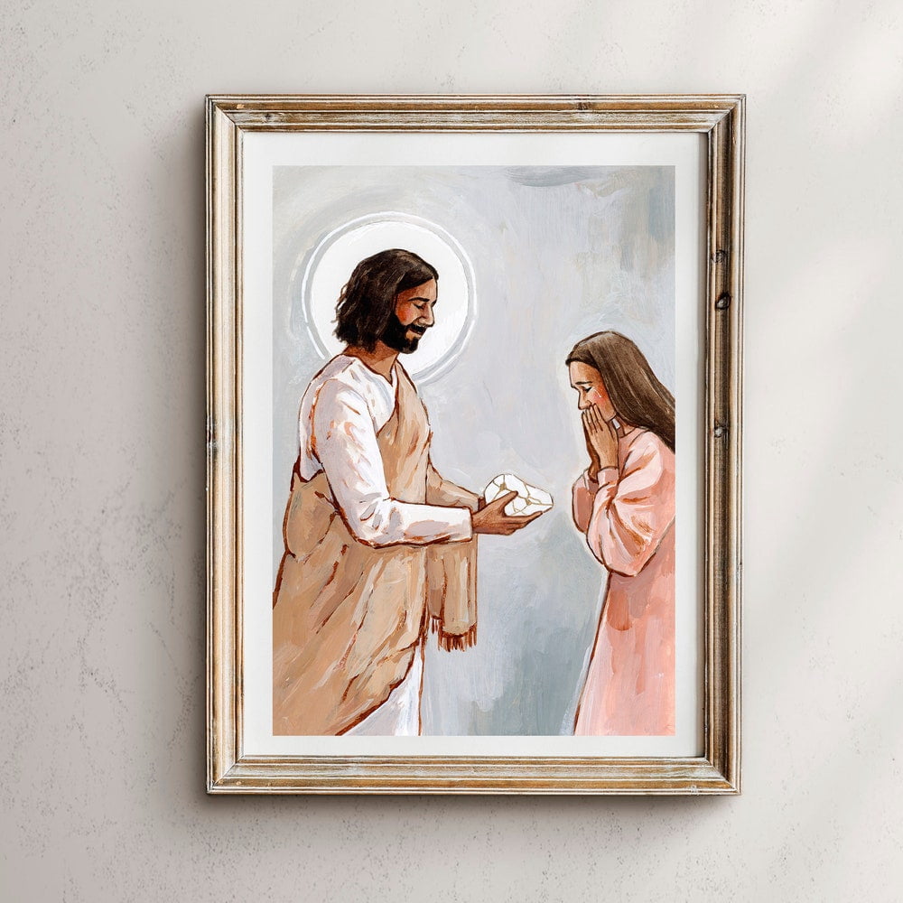 Dopaprint UNFRAMED PAPER POSTER Only He Can Heal My Broken Heart ...