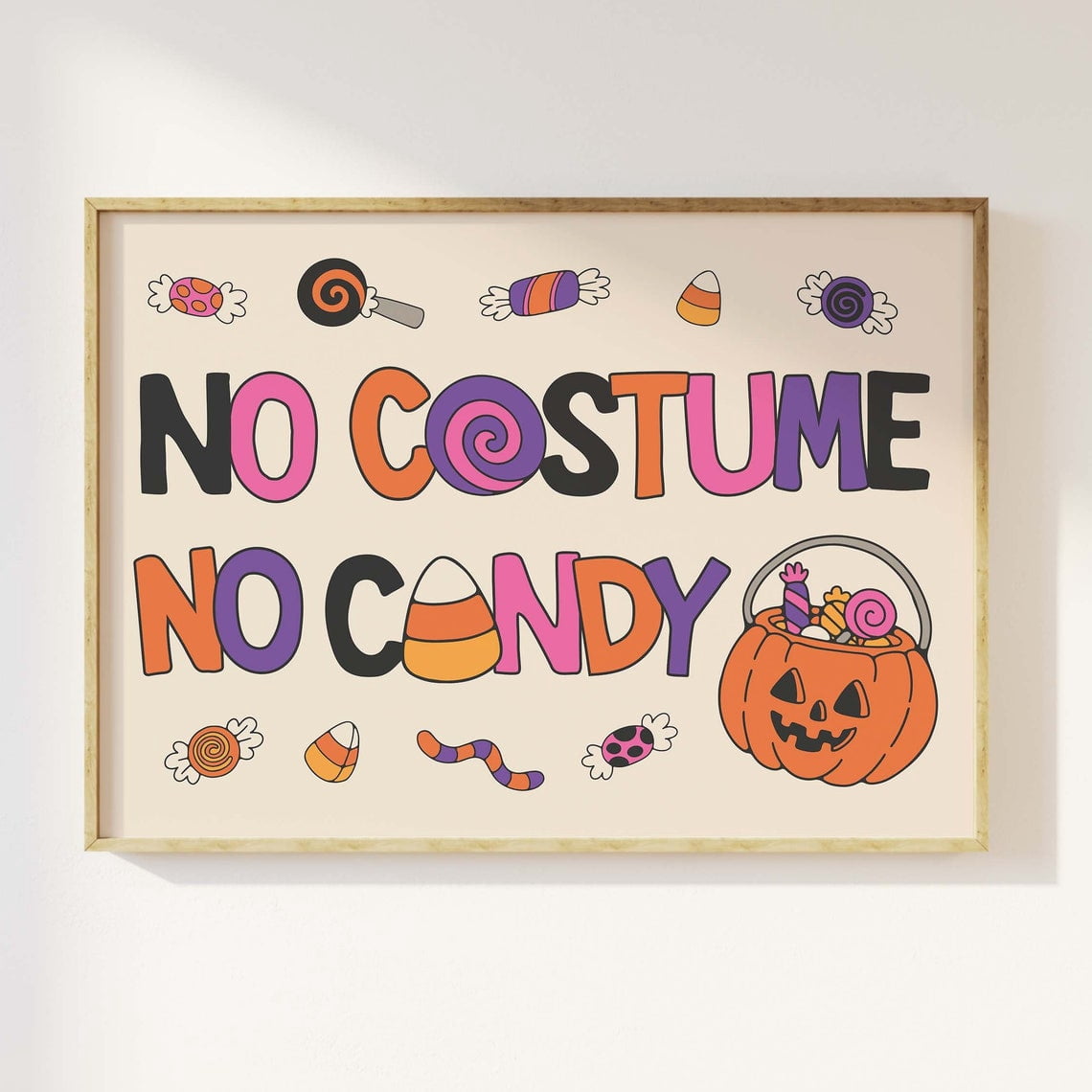 Dopaprint UNFRAMED PAPER POSTER No No Candy Print, Art, Wall Decor ...