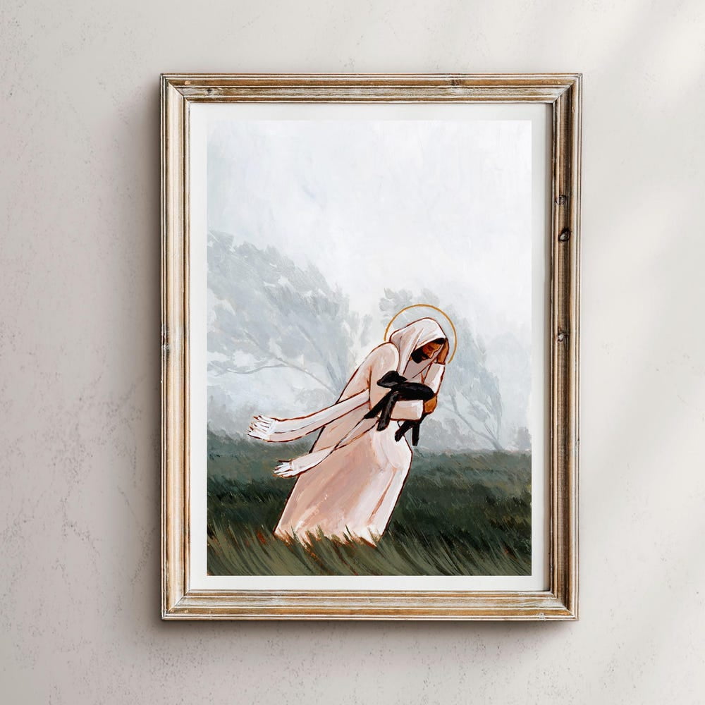 Dopaprint UNFRAMED PAPER POSTER He Carries Me Through Wind And Rain ...