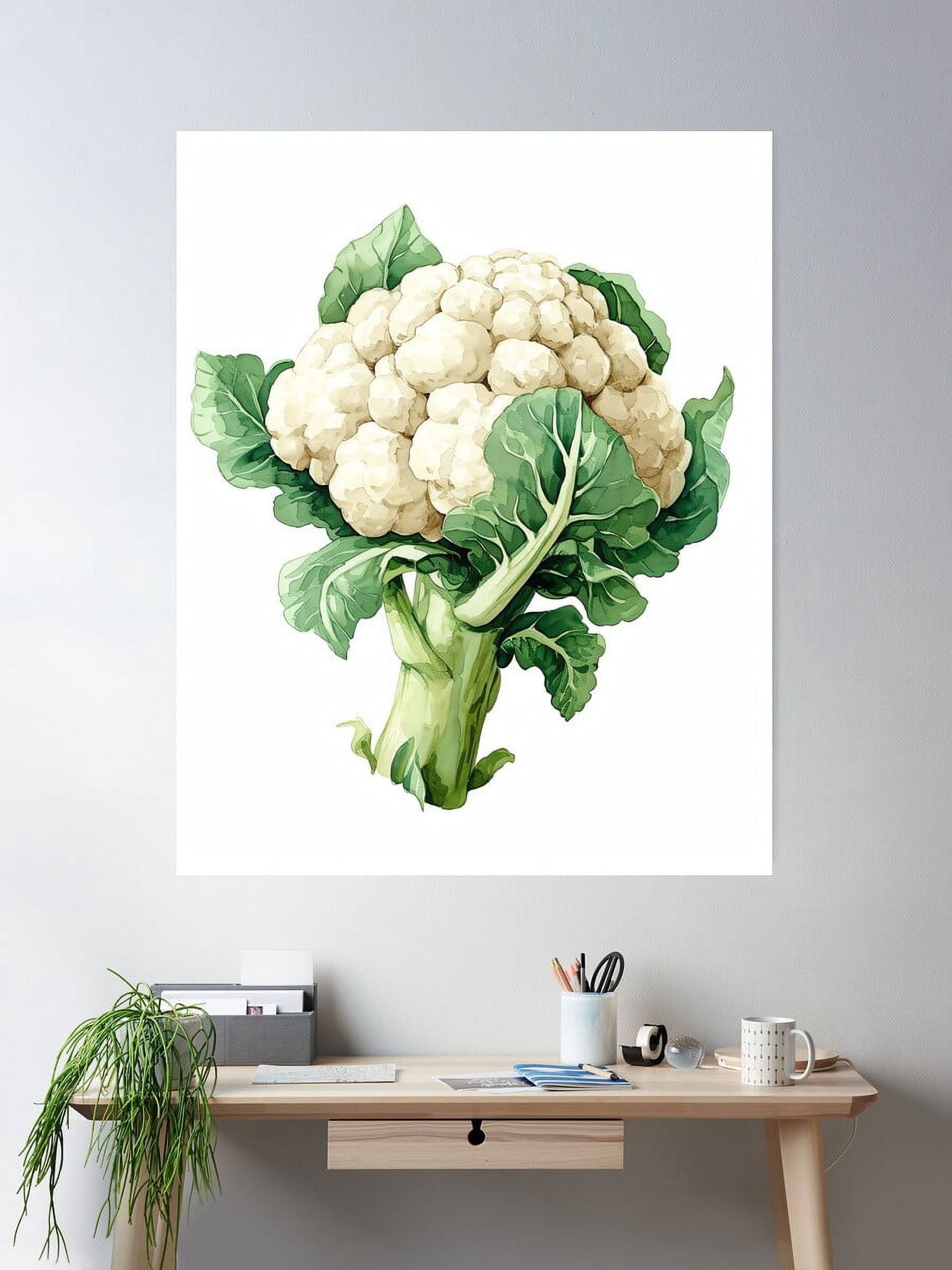 Dopaprint UNFRAMED PAPER POSTER Cauliflower - Fruits And Vegetables ...