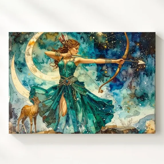 Dopaprint UNFRAMED PAPER POSTER Celestial Huntress Posterartemis ...