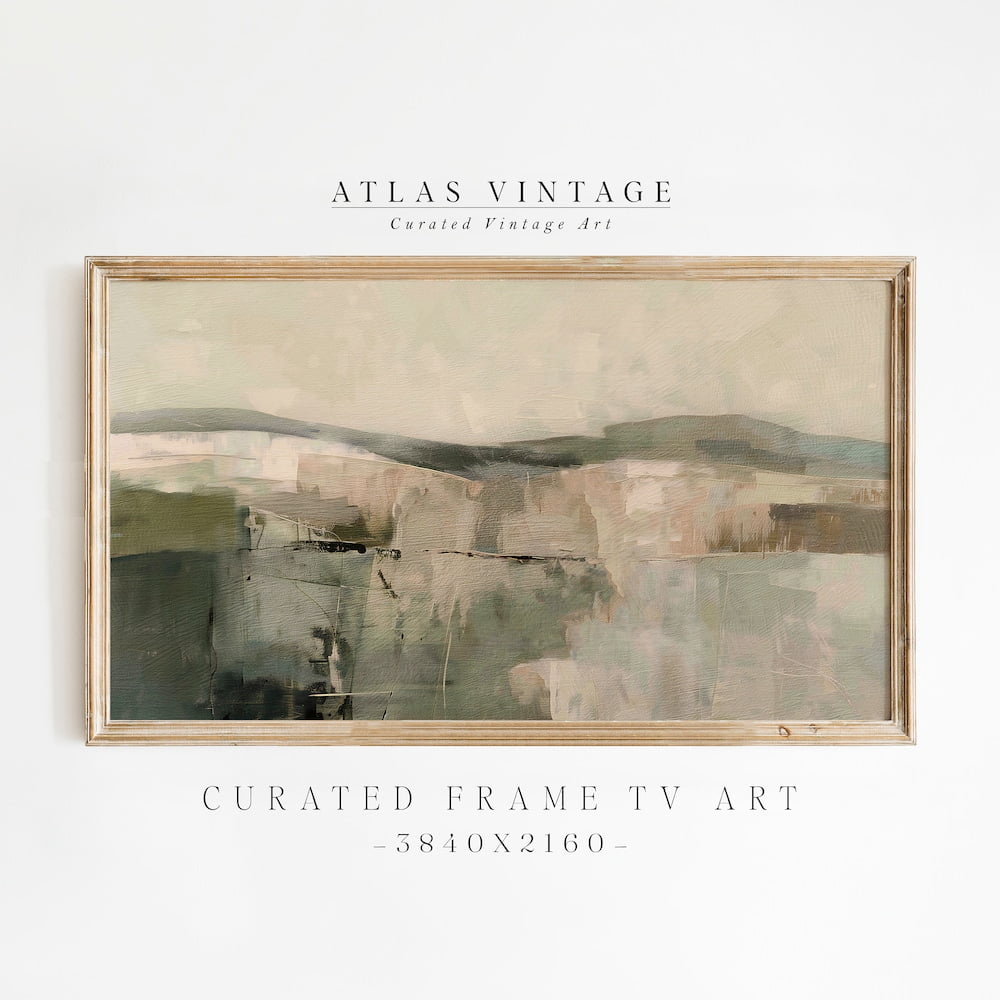 Dopaprint UNFRAMED PAPER POSTER Checkered Abstract Landscape Art ...