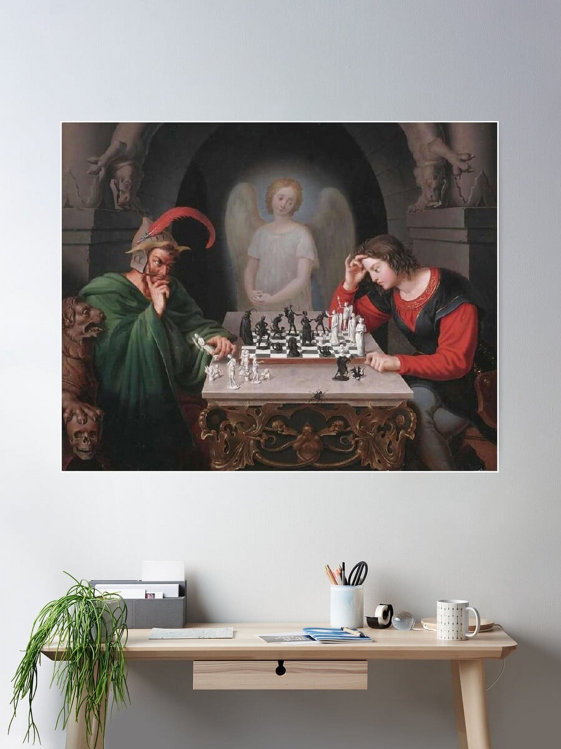 Dopaprint UNFRAMED PAPER POSTER Checkmate By Friedrich Moritz August ...