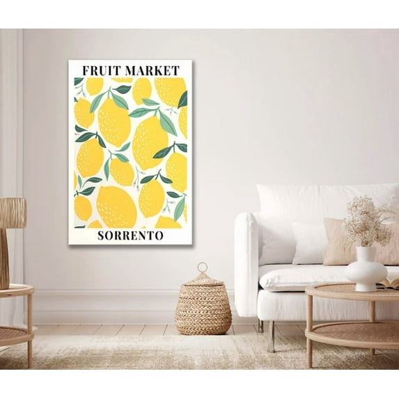Dopaprint UNFRAMED PAPER POSTER Cheerful Poster Displaying Fresh Lemons ...