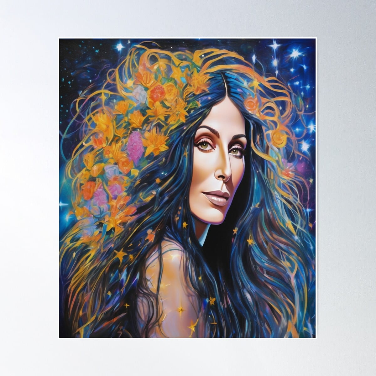 Dopaprint UNFRAMED PAPER POSTER Cher: Mythical Elegance With A ...