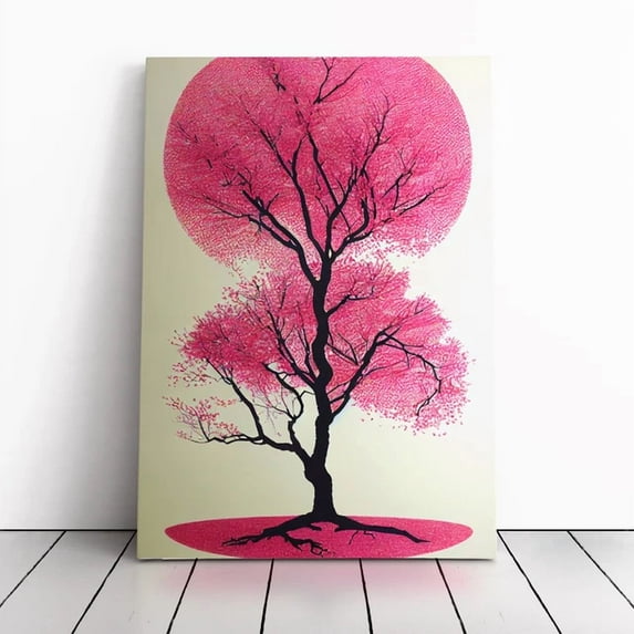 Dopaprint UNFRAMED PAPER POSTER Cherry Blossom Tree Geo Wall Art Print ...
