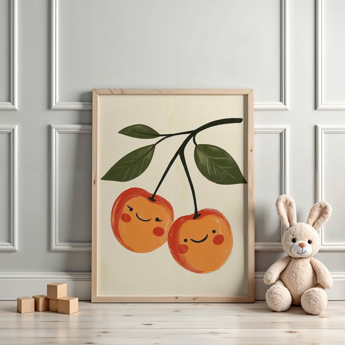 Dopaprint UNFRAMED PAPER POSTER Cherry Nursery Art, Boho, Girls Room ...