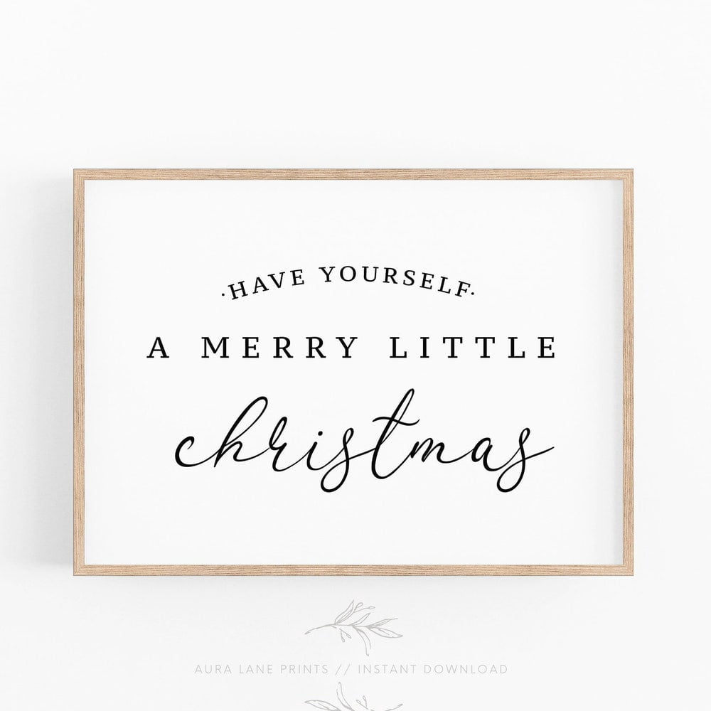 Dopaprint UNFRAMED PAPER POSTER Chris.Tmas Print, Have Yourse.Lf A ...
