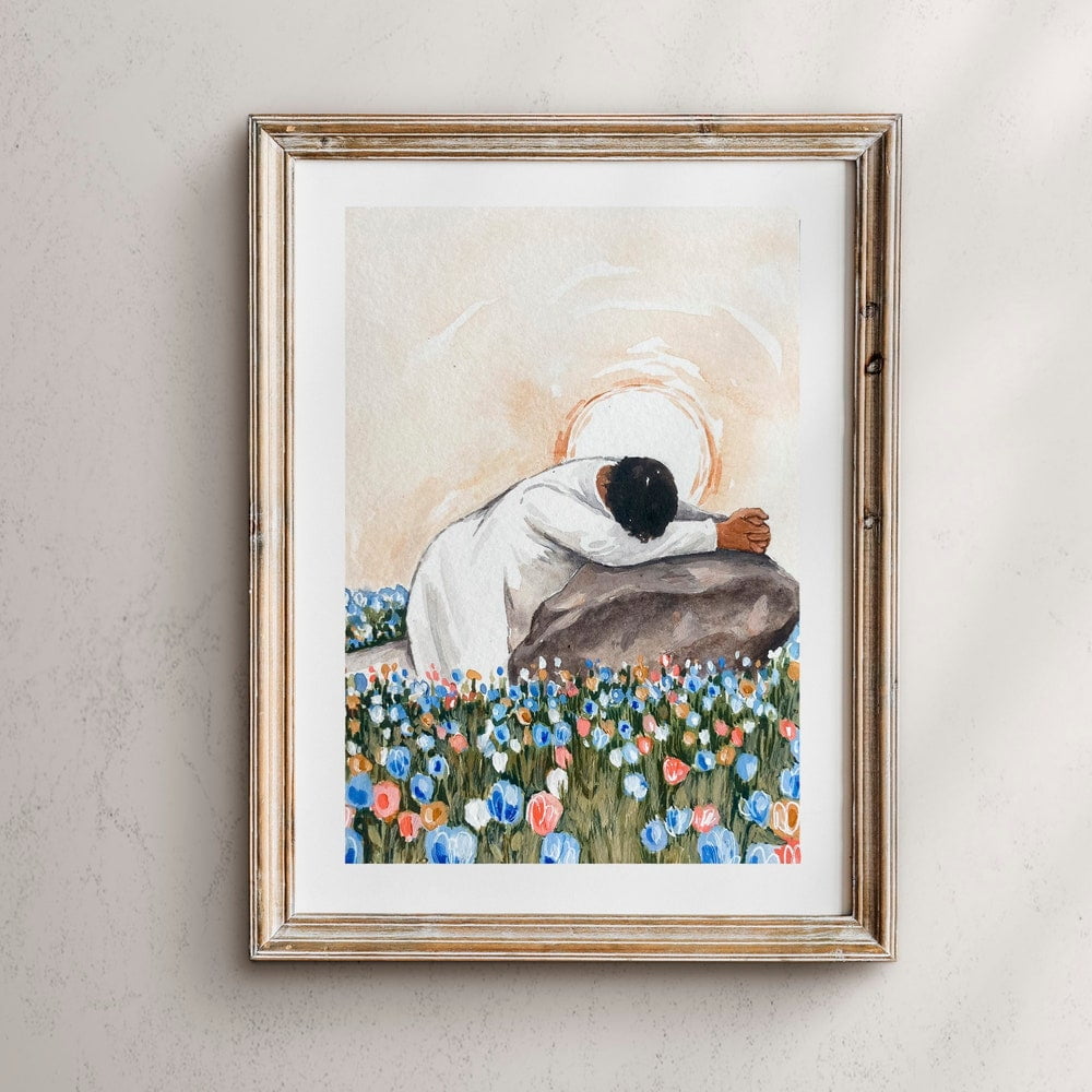 Dopaprint UNFRAMED PAPER POSTER Christ In Gethsemane, Garden Of ...