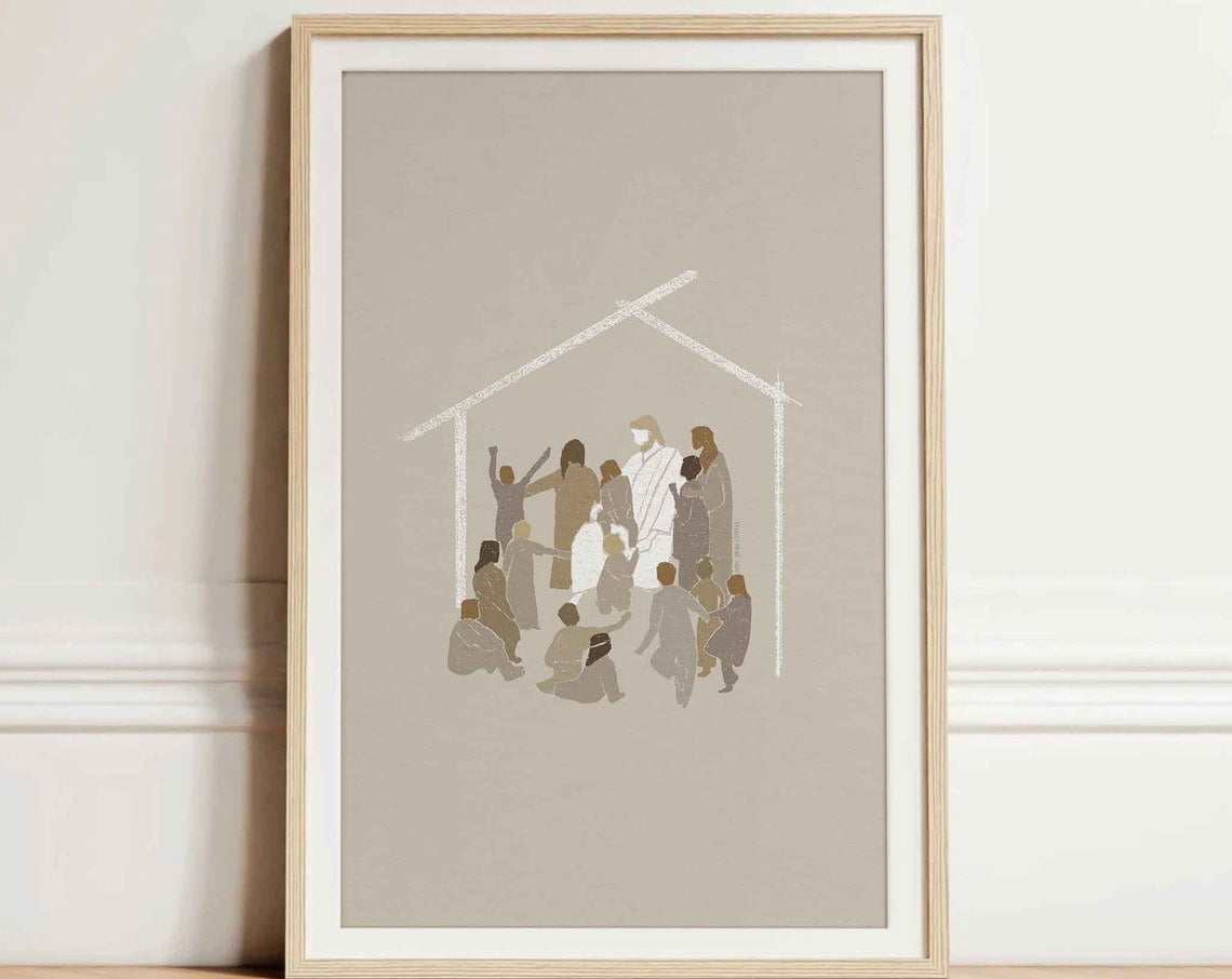 Dopaprint UNFRAMED PAPER POSTER Christ Leaves The 99 Print, Lostheep ...