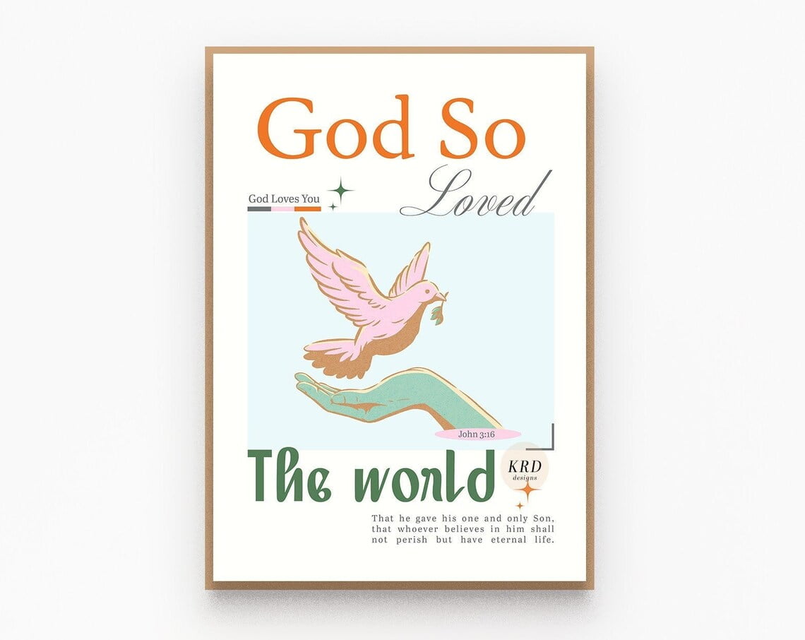 Dopaprint UNFRAMED PAPER POSTER Christian Posters , Bible Verse Artwork ...