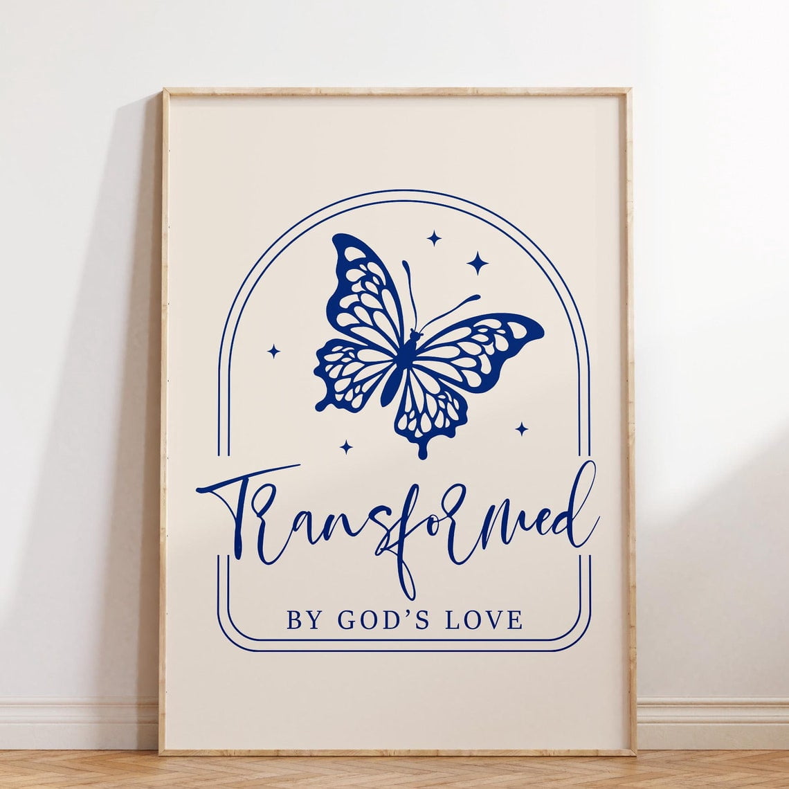 Dopaprint UNFRAMED PAPER POSTER Christian Wall Art, Butterfly Print ...