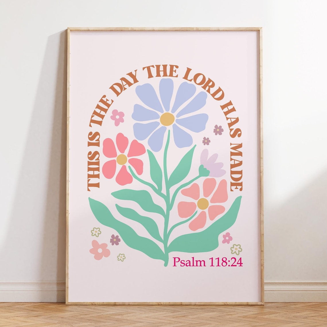 Dopaprint UNFRAMED PAPER POSTER Christian Wall Art, Psalm Scripture Art ...