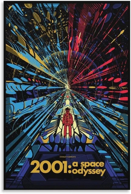 Dopaprint UNFRAMED PAPER POSTER Classic Sci-Fi Wall Art 2001: A Space ...