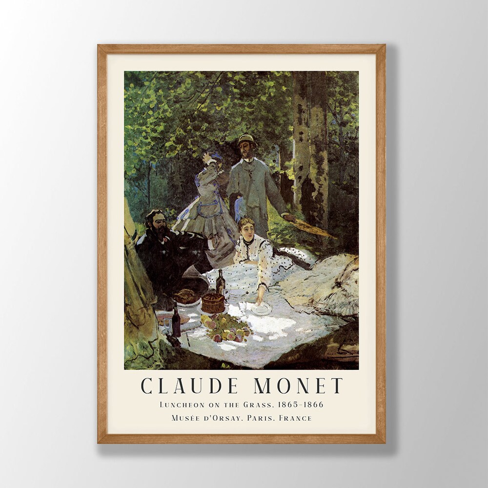 Dopaprint UNFRAMED PAPER POSTER Claude Monet Art Print, Monet Paintings ...
