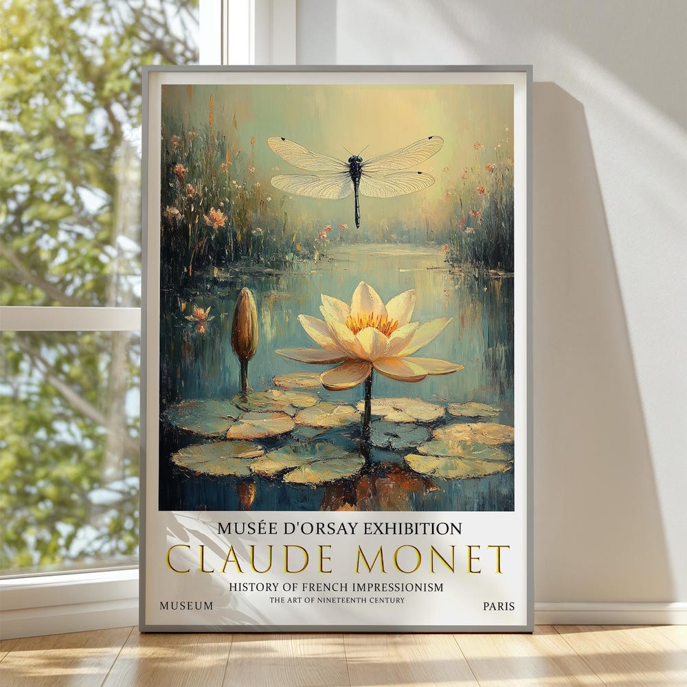 Dopaprint UNFRAMED PAPER POSTER Claude Monet Print, Claude Monet ...
