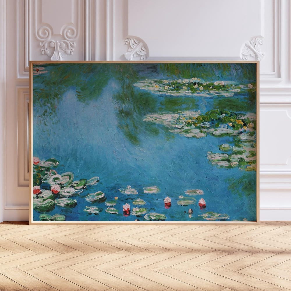 Dopaprint UNFRAMED PAPER POSTER Claude Monet Wall Art, Water Lilies Art ...