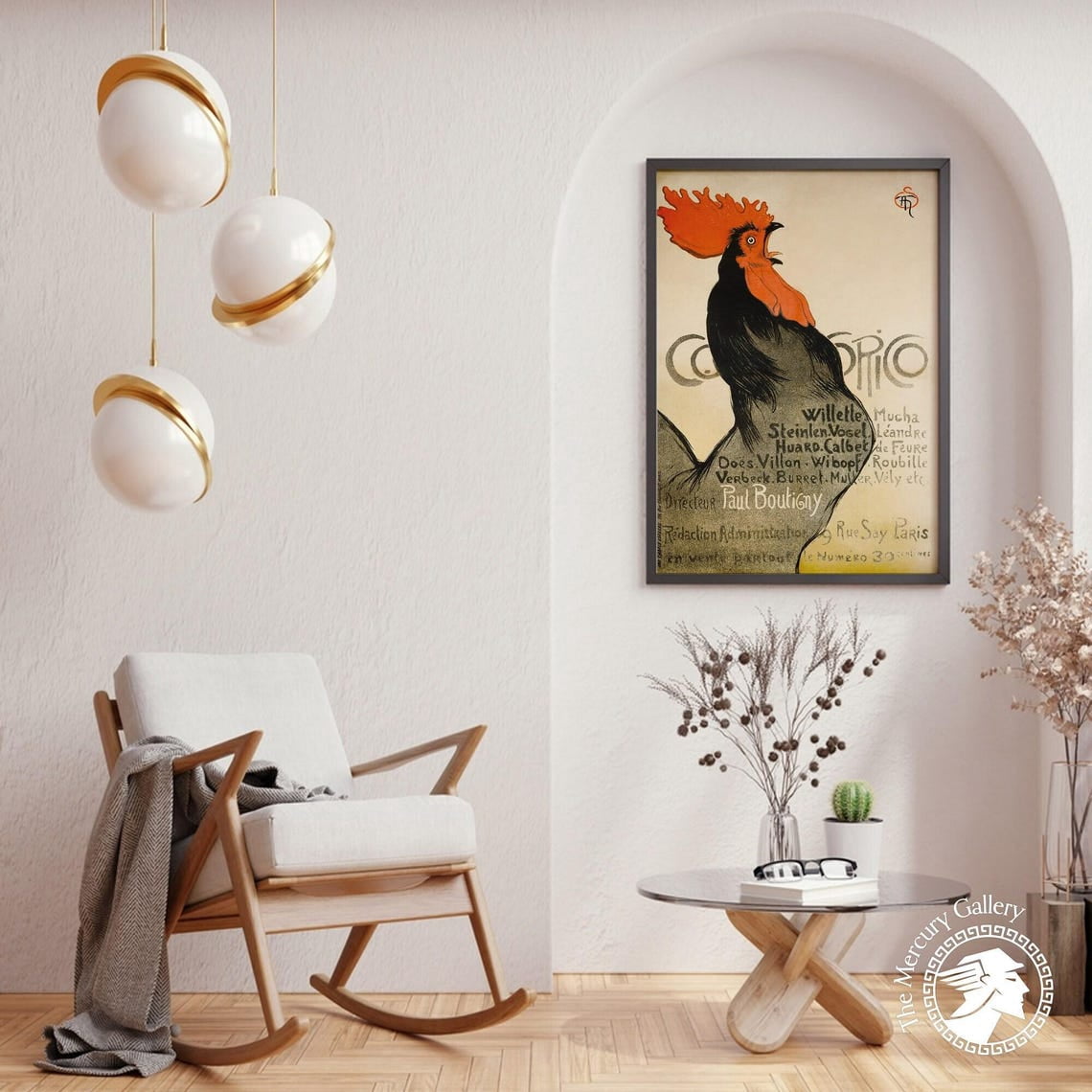 Dopaprint UNFRAMED PAPER POSTER Cocorico French Art Magazine Cover 1899 ...