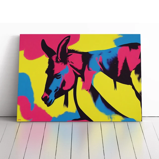 Dopaprint UNFRAMED PAPER POSTER Colourful Donkey Art Vol.3 Abstract ...