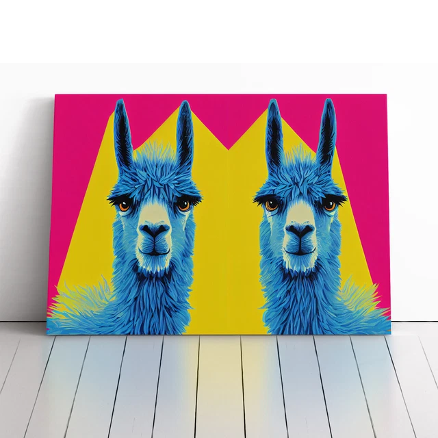 Dopaprint UNFRAMED PAPER POSTER Colourful Llamas Vol.2 Wall Art Print ...